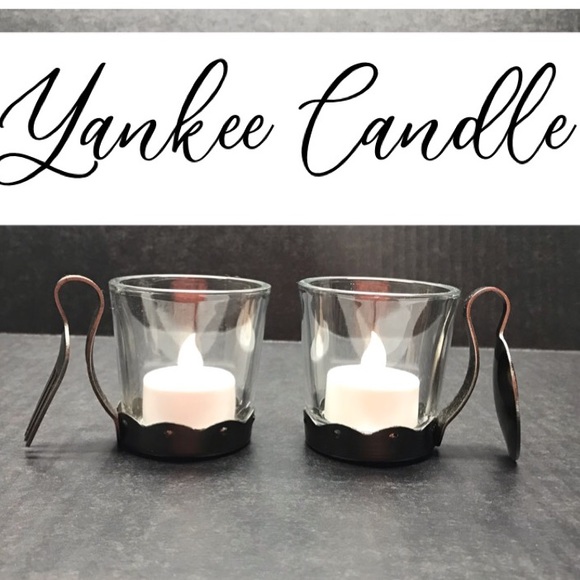 Yankee Candle | Accents | Yankee Candle Fork Spoon Handle Candle Holder ...